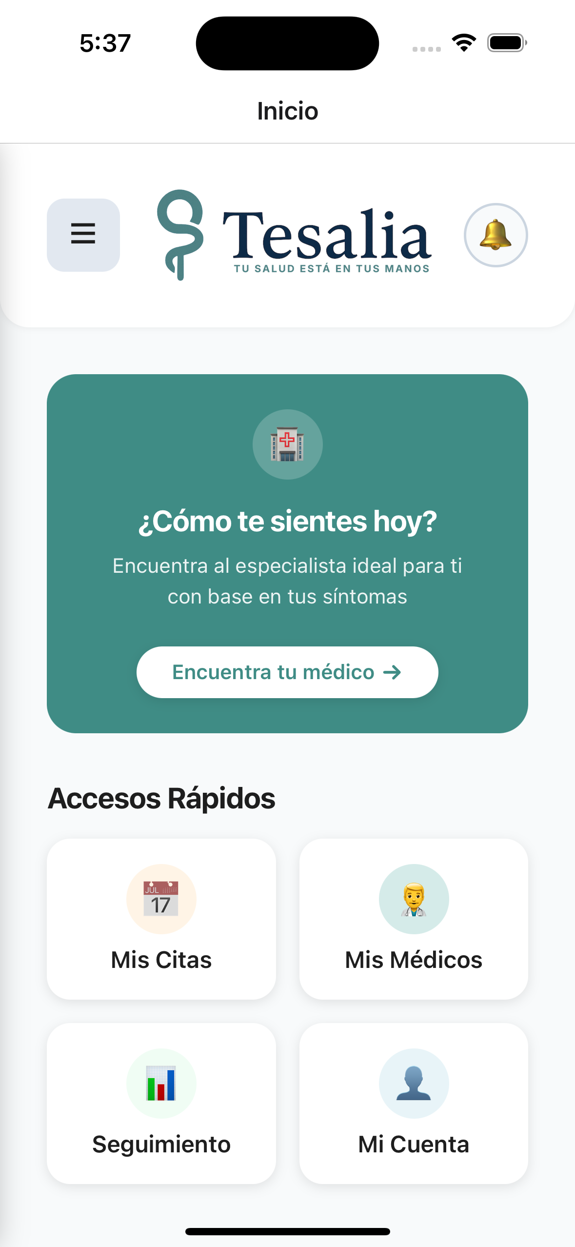 Tesalia - Tu salud en el lugar correcto. Con el médico correcto | App ...